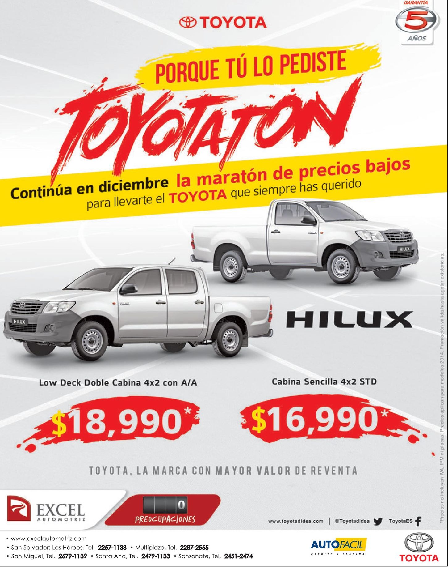 Promociones para actualizar tu AUTO