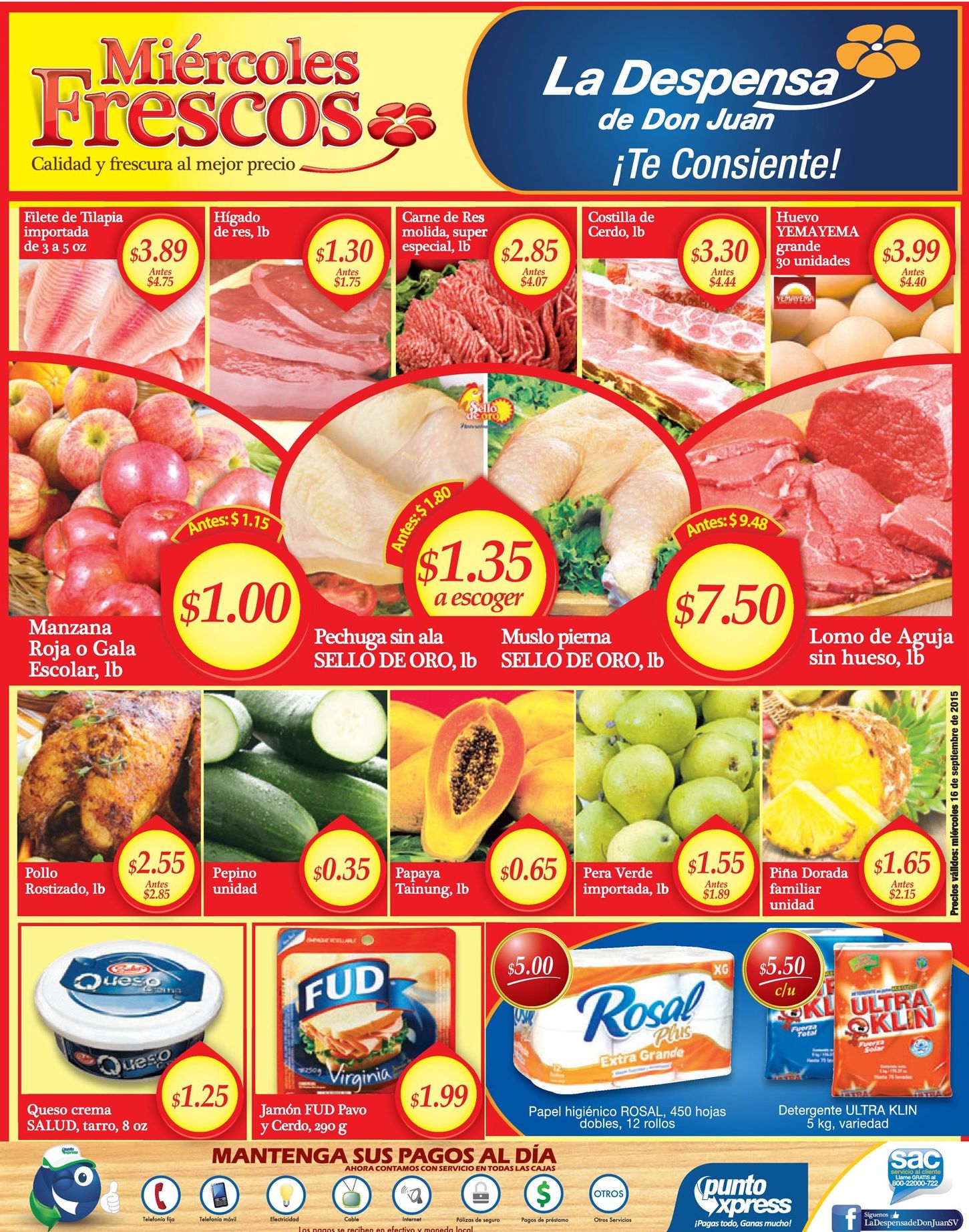 La Libertad de escoger BUENOS PRECIOS todos los dias