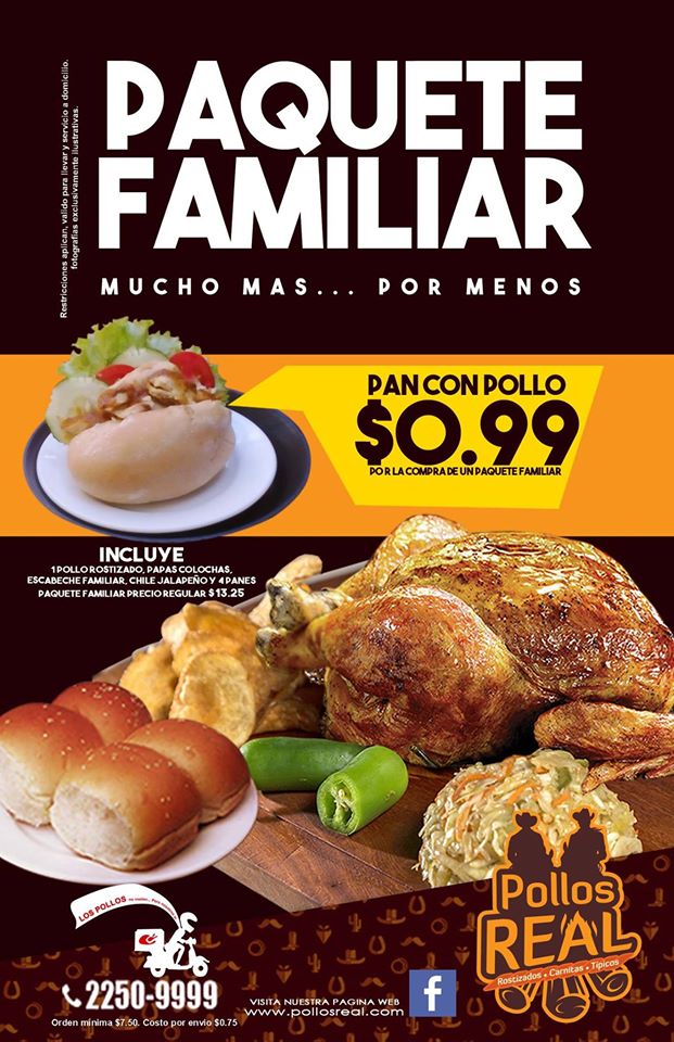 Promociones y Ofertas Pollo Real El Salvador