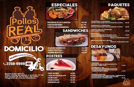Promociones y Ofertas Pollo Real El Salvador