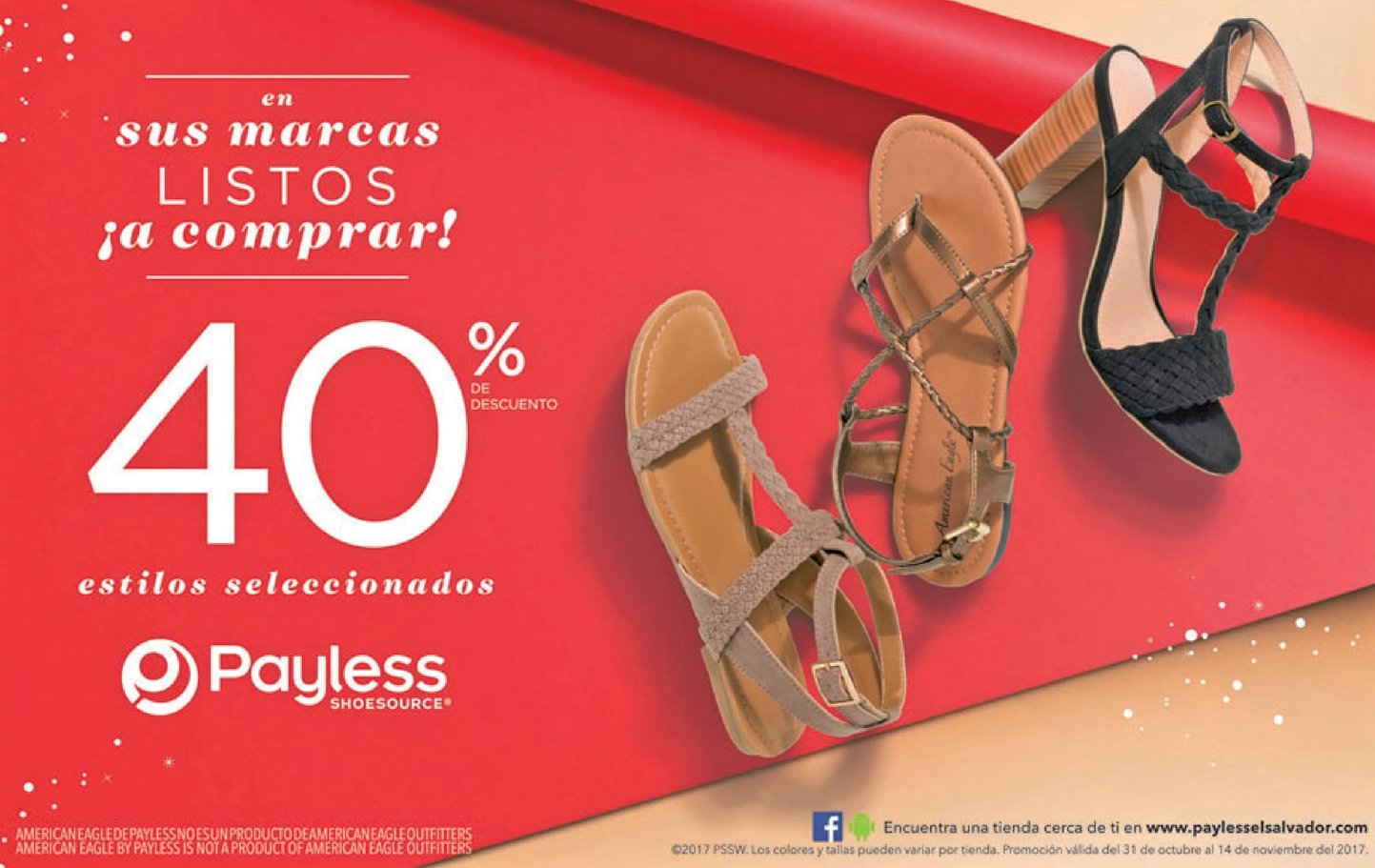 En sus marcas listos a comprar PAYLESS tacones - Ofertas Ahora