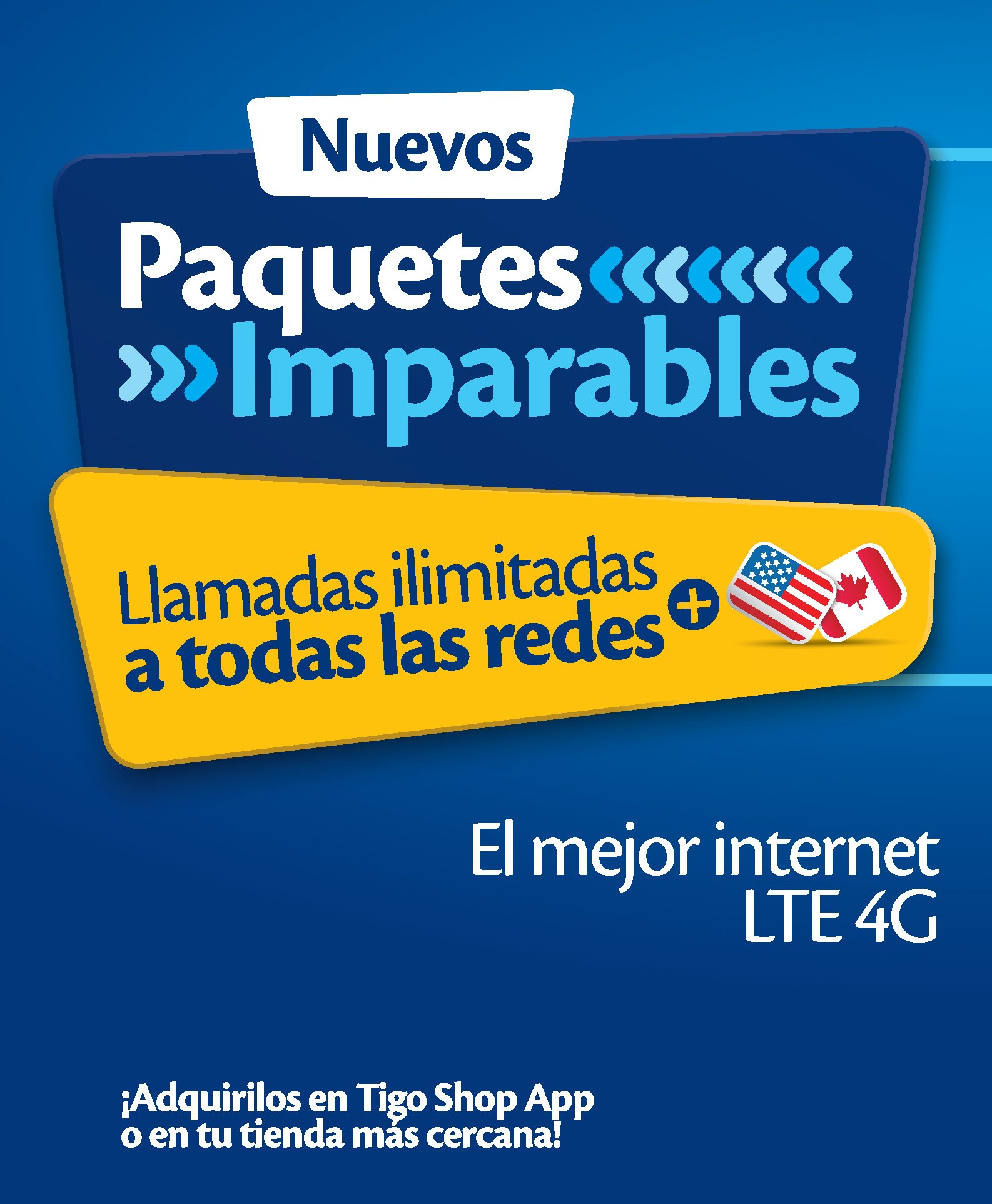 TIGO shop app nuevos Paquetes IMPARABLES - Ofertas Ahora
