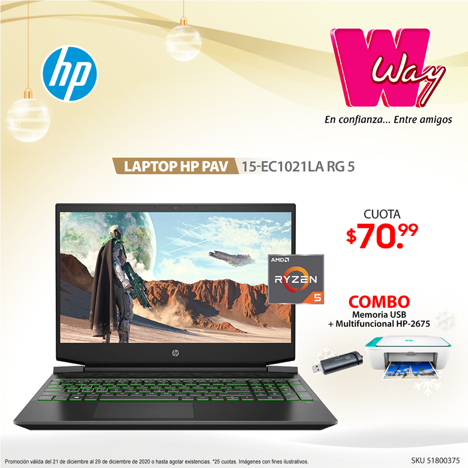 Agencias WAY precios de laptops HP para clases 2021 - Ofertas Ahora