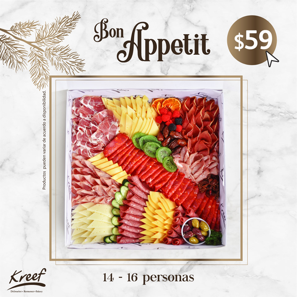 KREEF Bandejas gourmet para navidad - (08.dic.20) - Ofertas Ahora