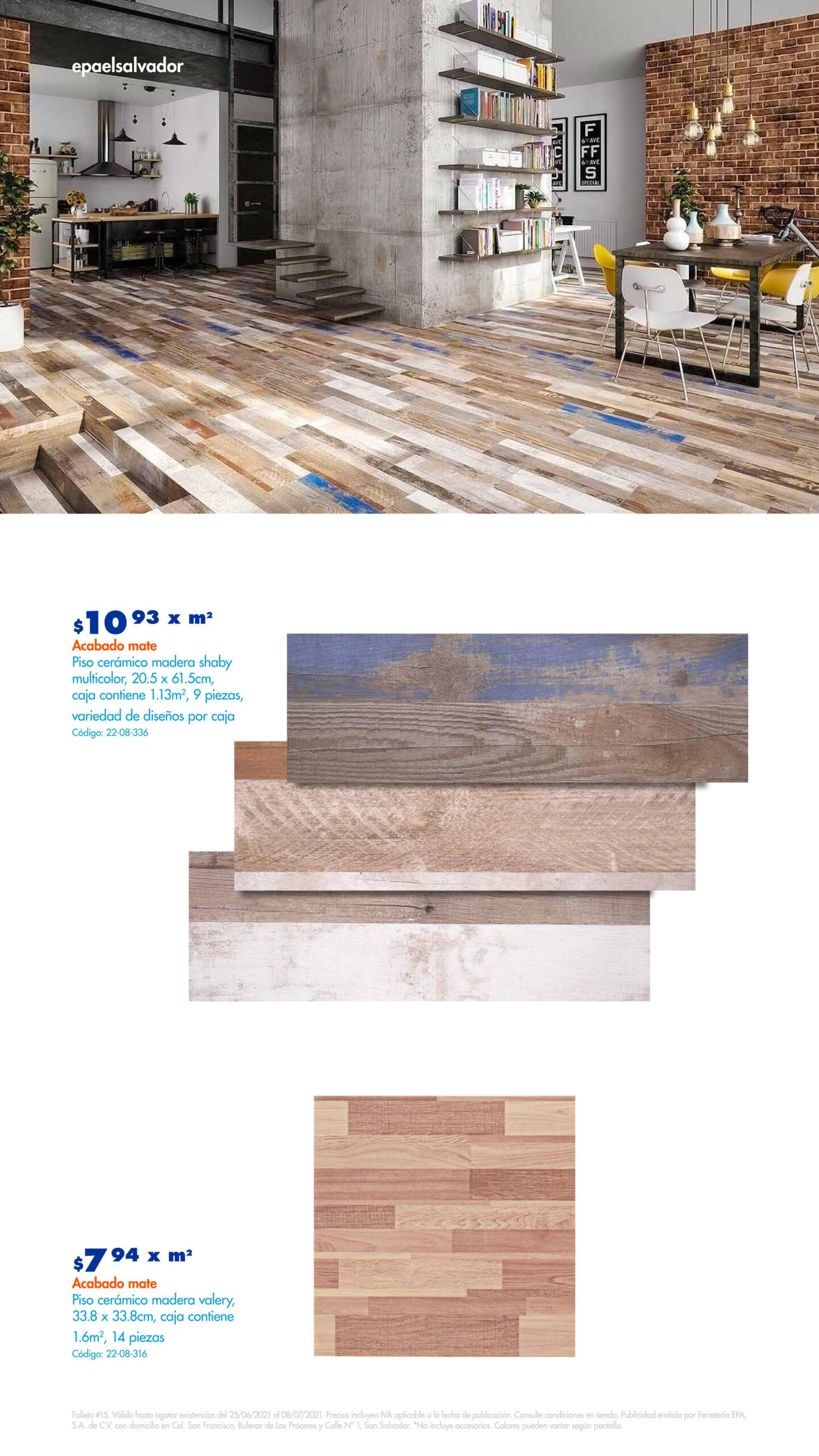 Catálogo Cerámica 2021 en EPA Saan salvador y San Miguel - Ofertas Ahora
