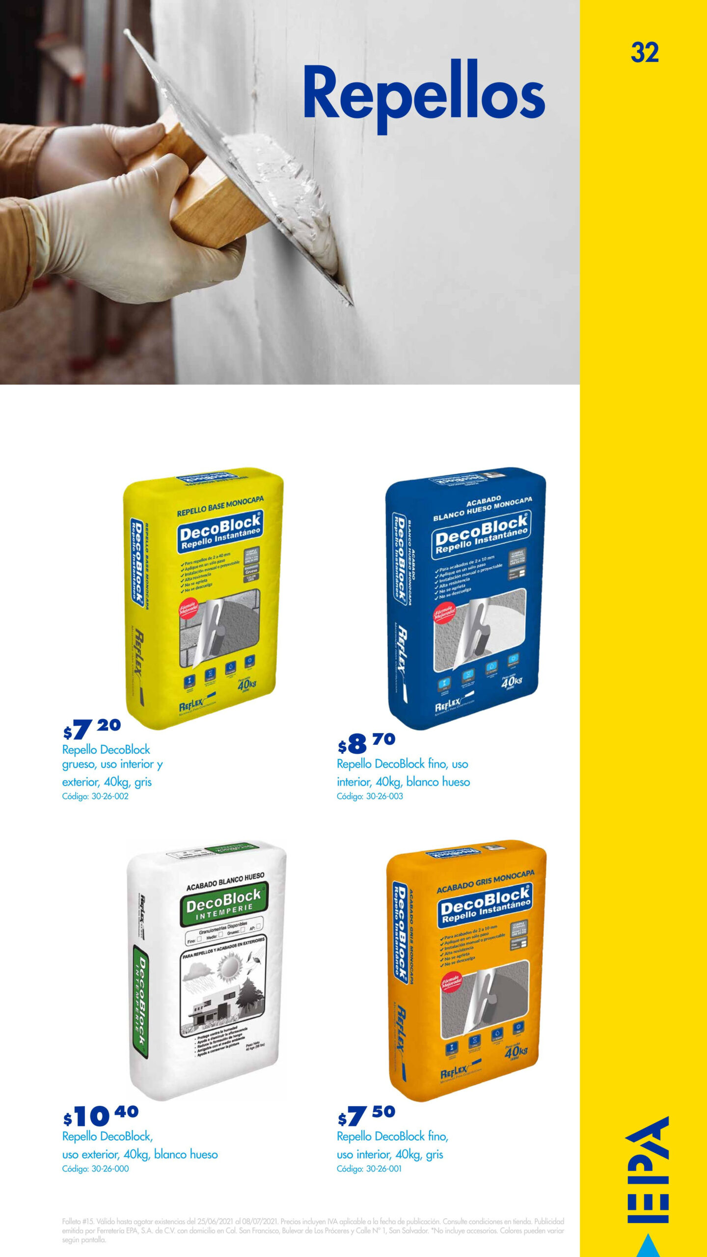 Catálogo Cerámica 2021 en EPA Saan salvador y San Miguel - Ofertas Ahora