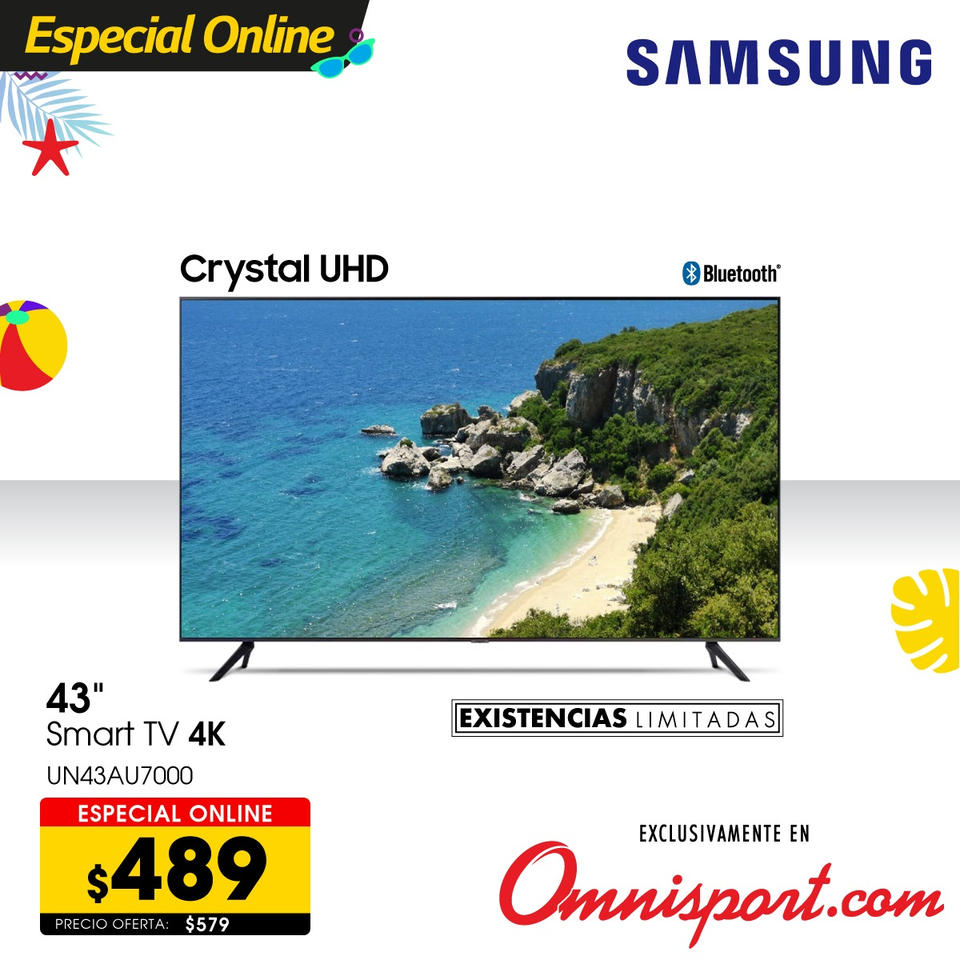 Precios especiales ONLINE en smart TV Samsung - Ofertas Ahora